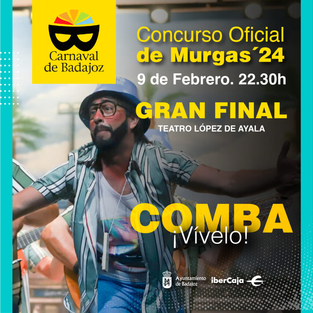Orden de actuación de la Gran Final del COMBA – Carnaval de Badajoz
