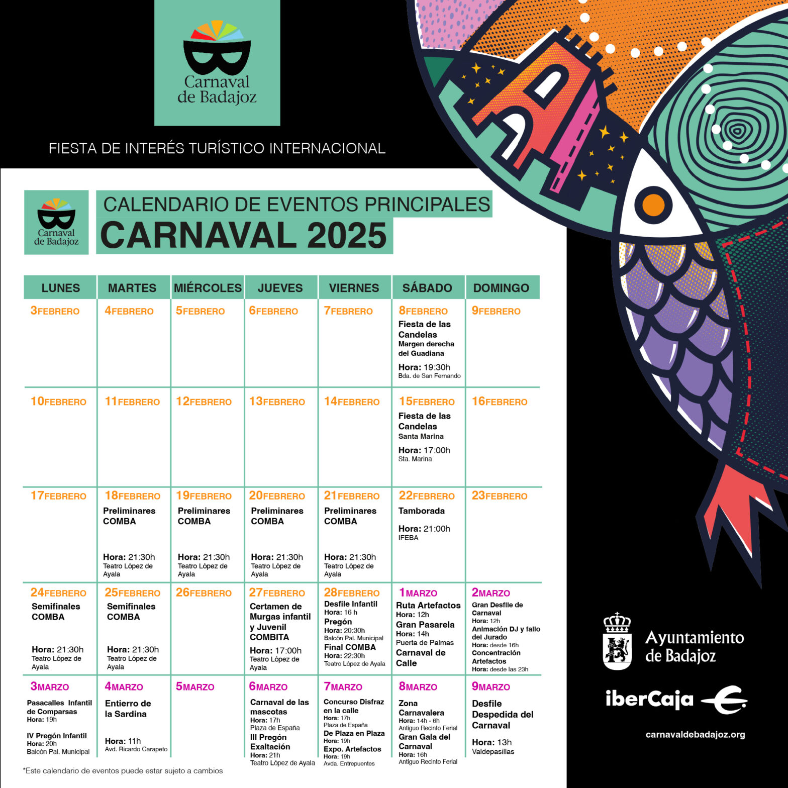 Programa – Carnaval de Badajoz