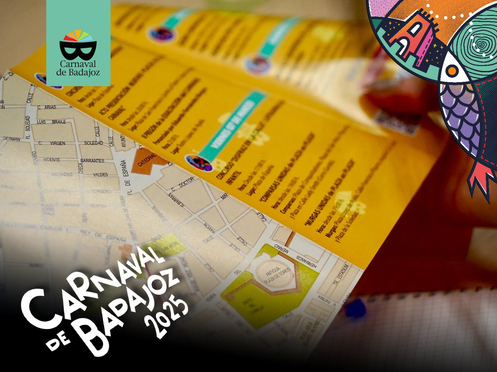 Programa oficial del Carnaval de Badajoz 2025 – Carnaval de Badajoz